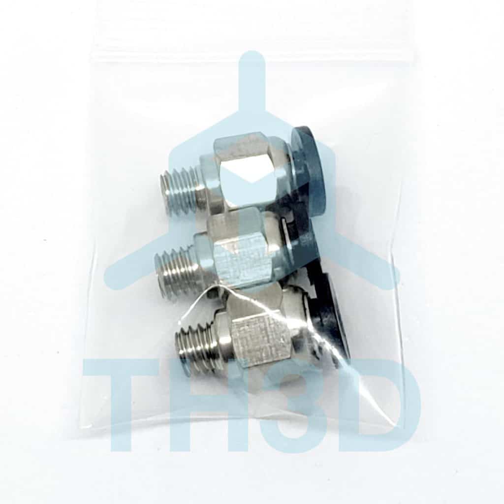 Tough PTFE PC4-M6 Fitting - 3 Pack - TH3D Studio LLC