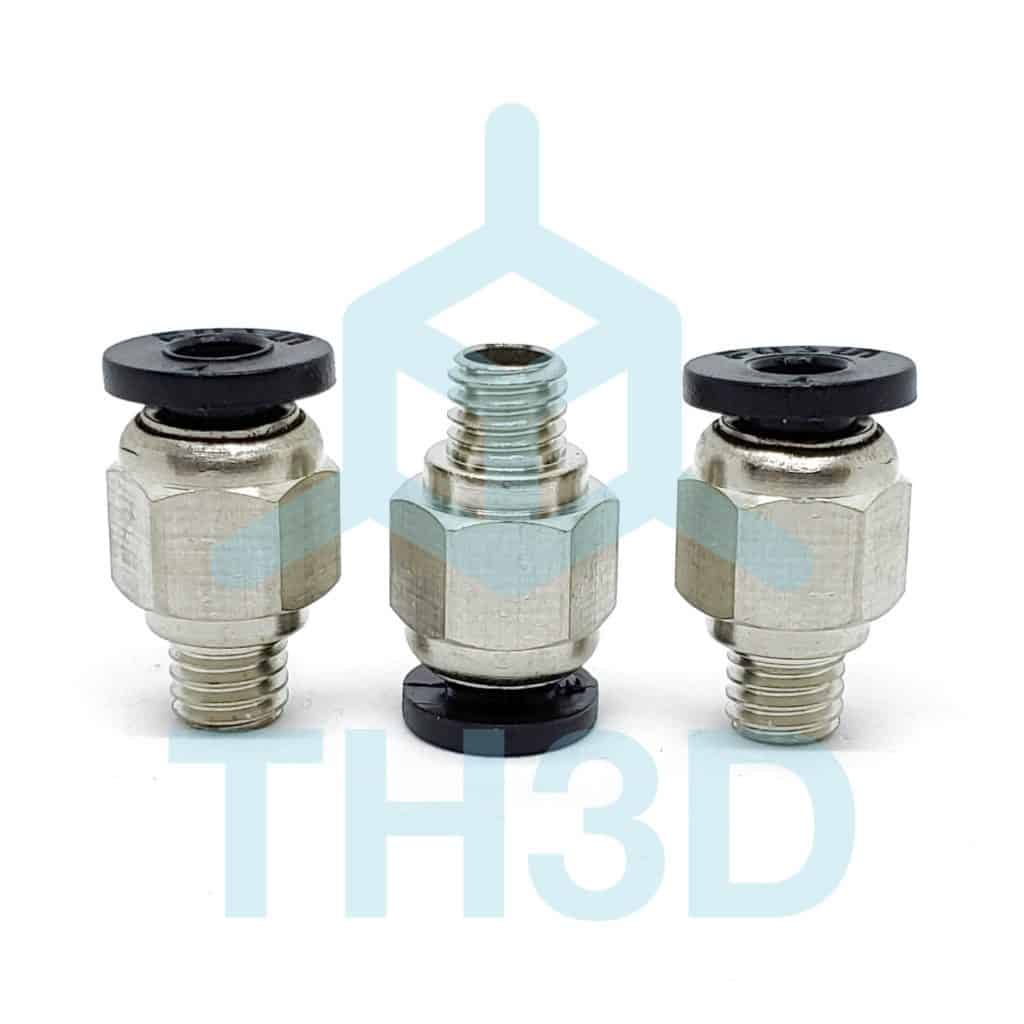 Tough PTFE PC4-M10 Fitting - 3 Pack - TH3D Studio LLC