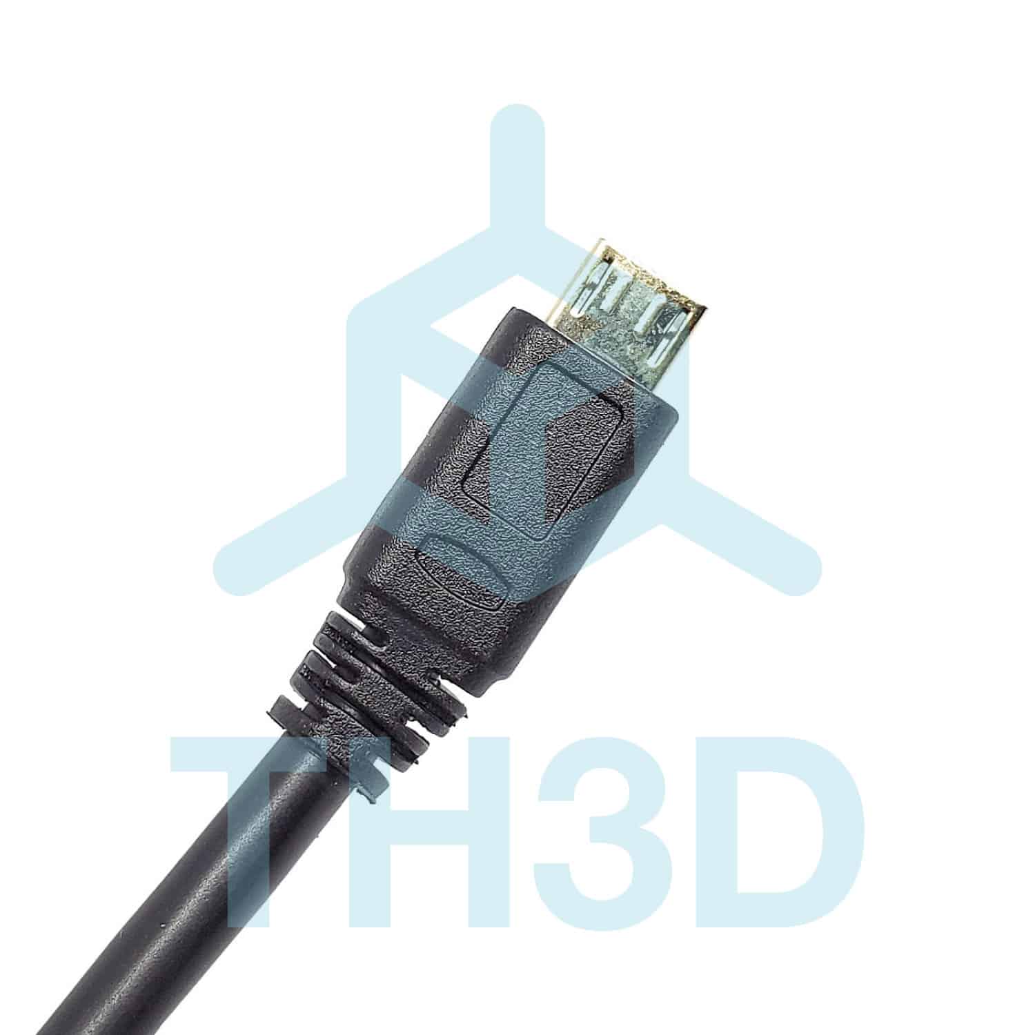 3 Foot MicroUSB Cable - 100% Copper - TH3D Studio LLC