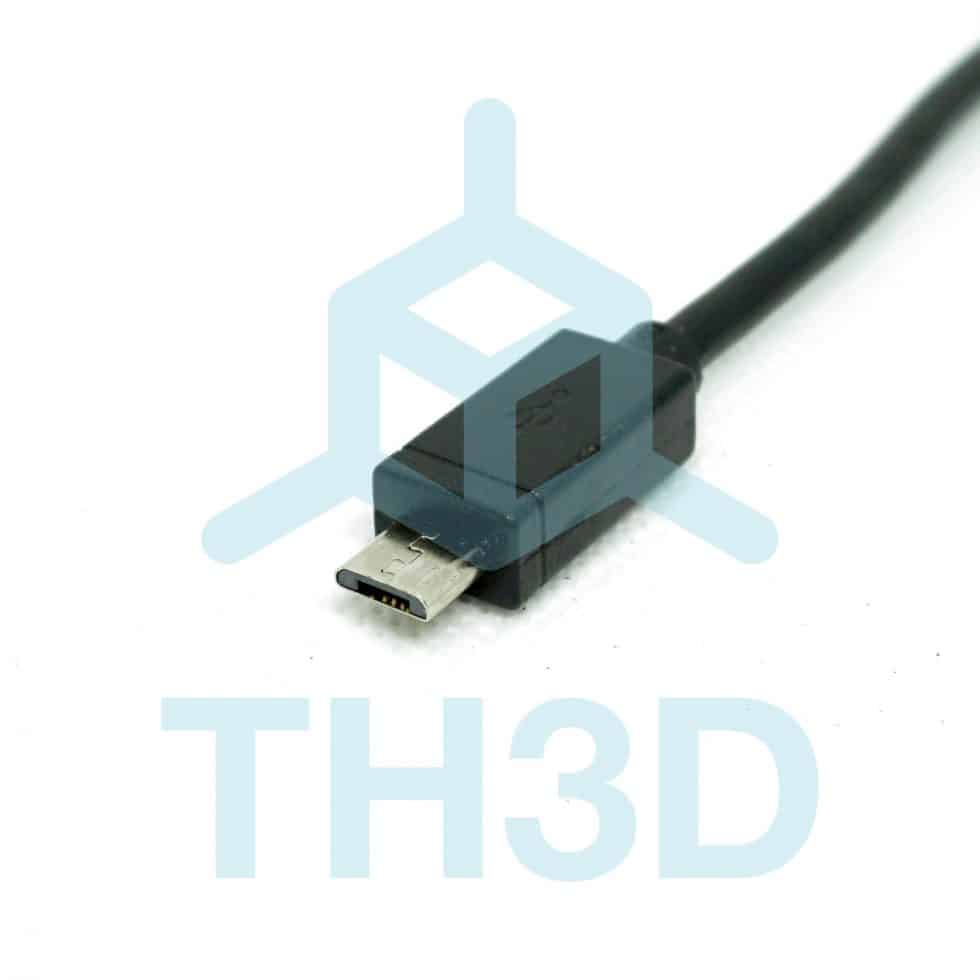 3 Foot MicroUSB Cable - 100% Copper, USB 2.0 - TH3D Studio LLC