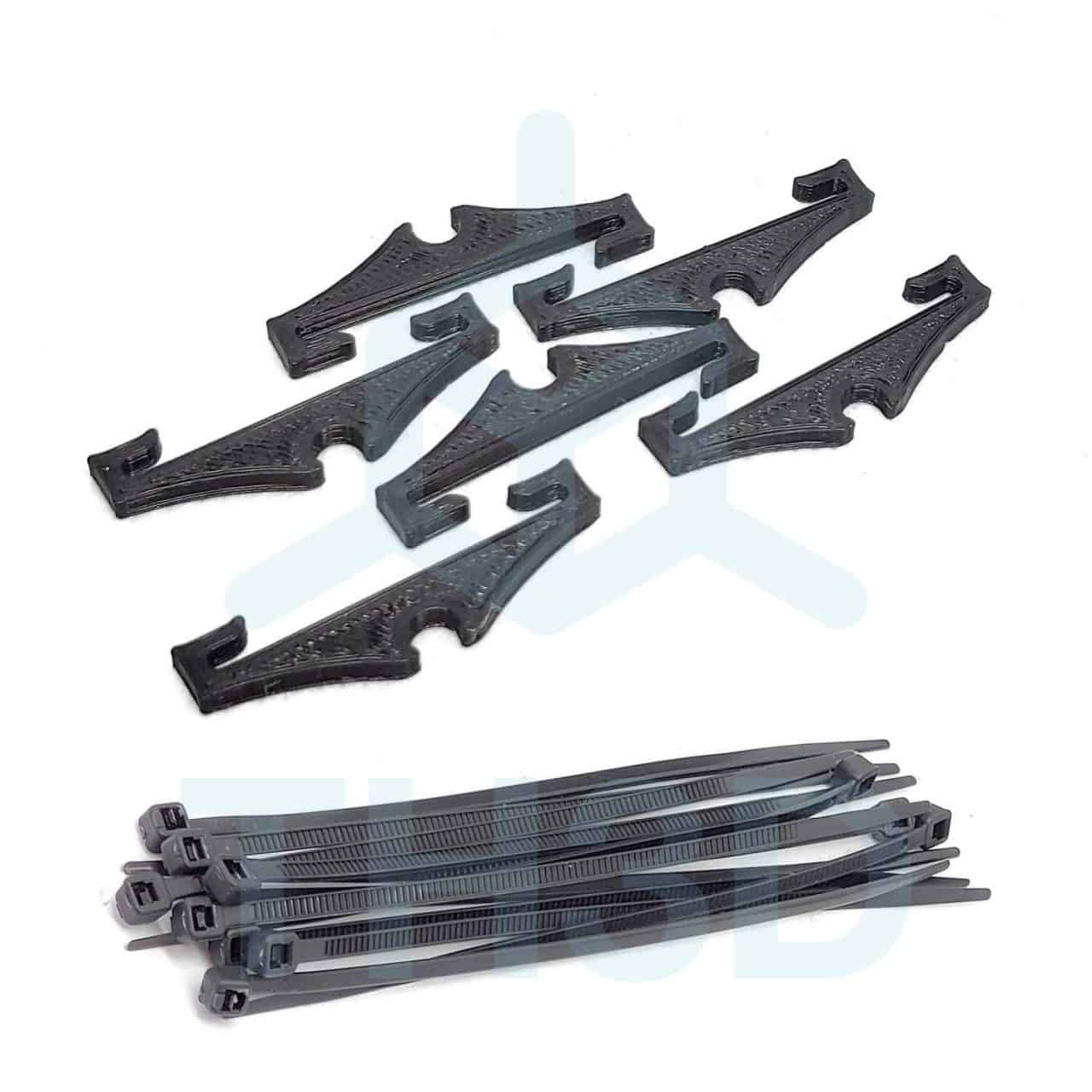 CR-10S Pro & CR-X EZABL Ribbon Cable Clips + Zip Ties - TH3D Studio LLC