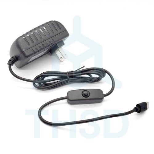 Raspberry Pi 4 - 3 Amp Power Adapters - USB C - TH3D Studio LLC