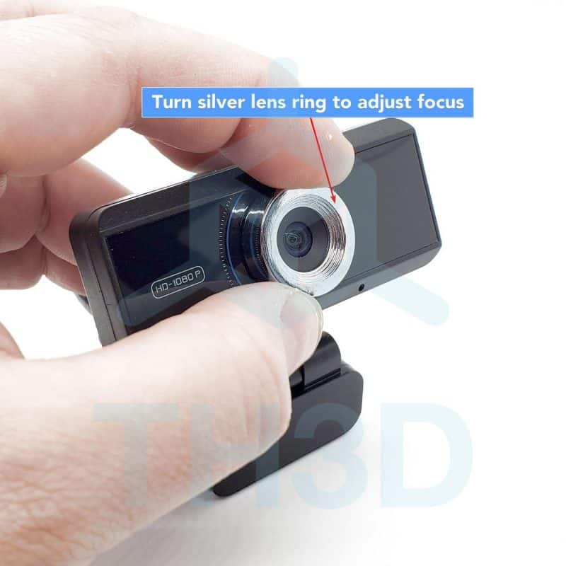 EZCam HD - 1080p, Manual Focus, Wide Angle - TH3D Studio LLC