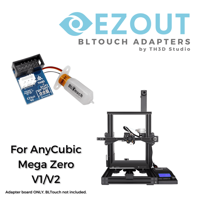 AnyCubic Chiron Solid Bed Mounts - ABS - TH3D Studio LLC