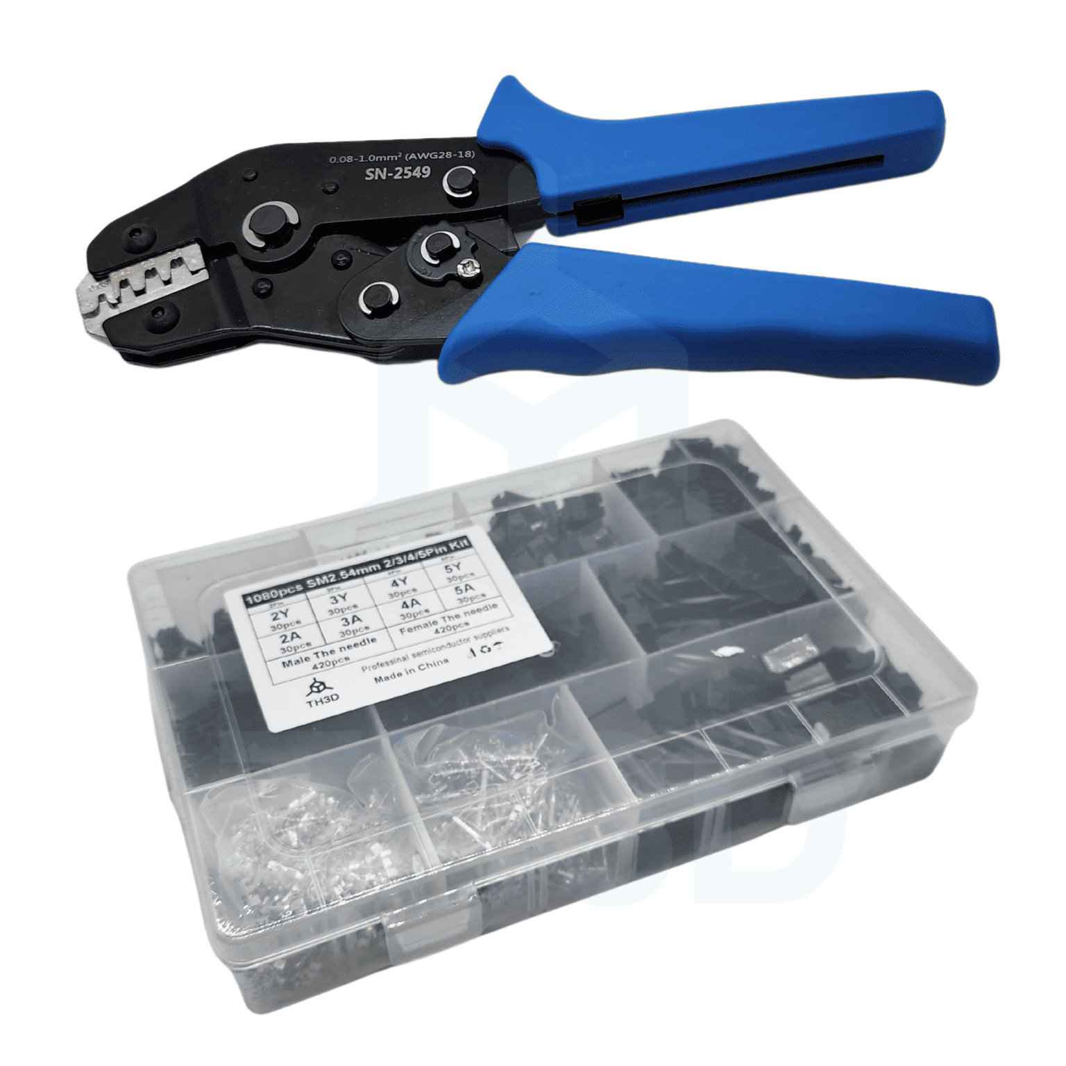 JST-XH Type Connector Kit + Crimper Bundle - TH3D Studio LLC
