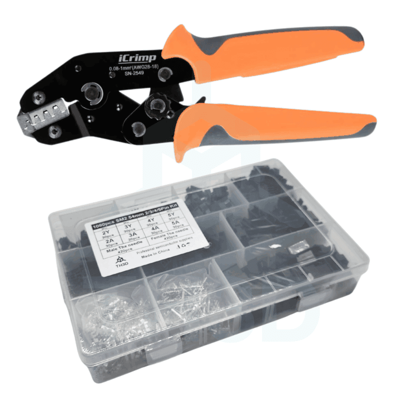JST-SM Type Locking Connector Kit + Crimper Bundle - TH3D Studio LLC