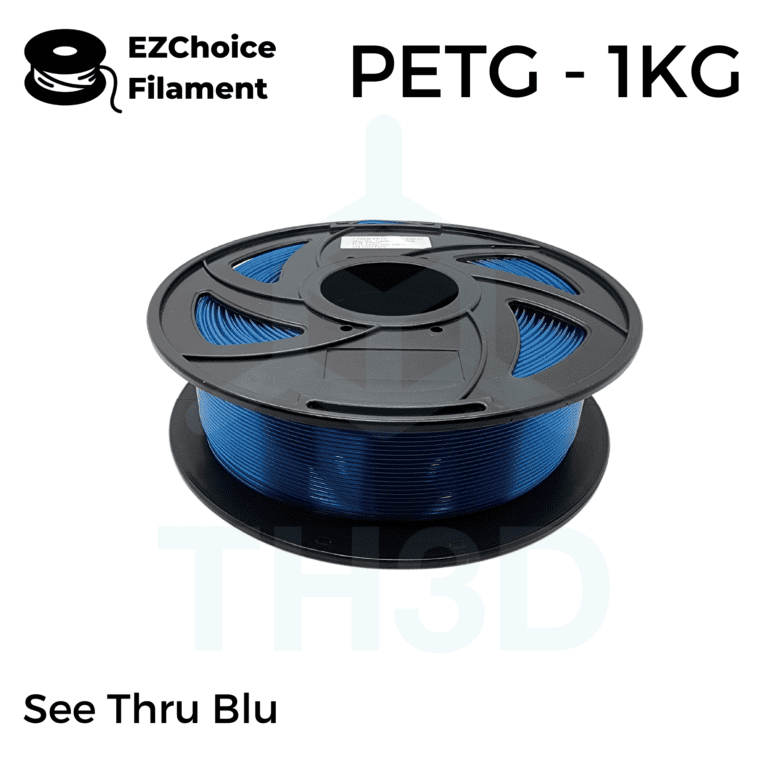 EZChoice See Thru Blu PETG - 1KG 1.75mm - Transparent - Premium ...