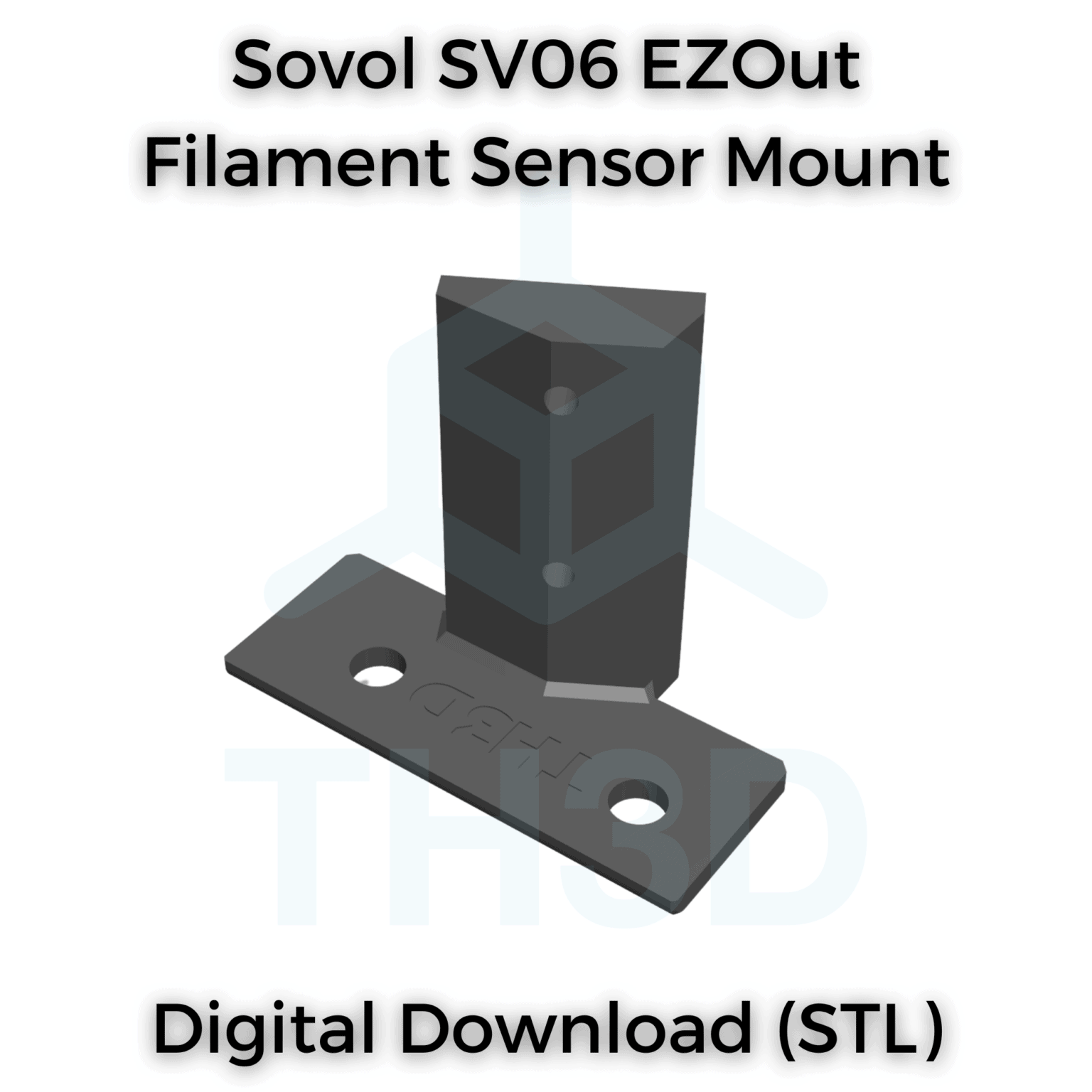 Sovol SV06 EZOut Filament Sensor Mount - STL Download - TH3D Studio LLC