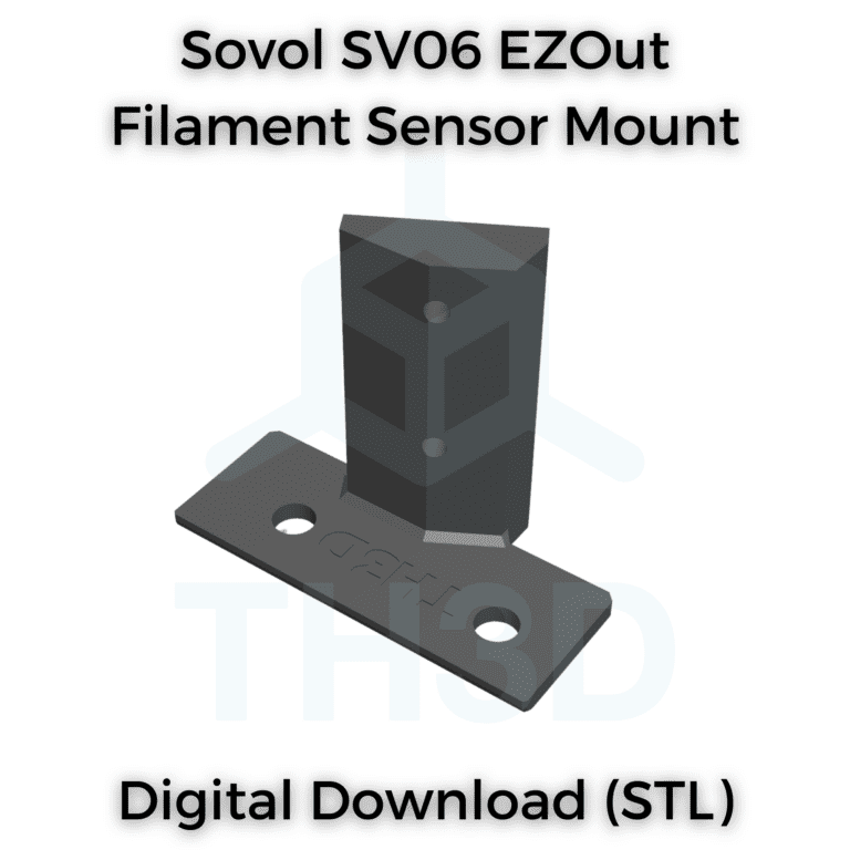Sovol SV06 EZOut Filament Sensor Mount - STL Download - TH3D Studio LLC