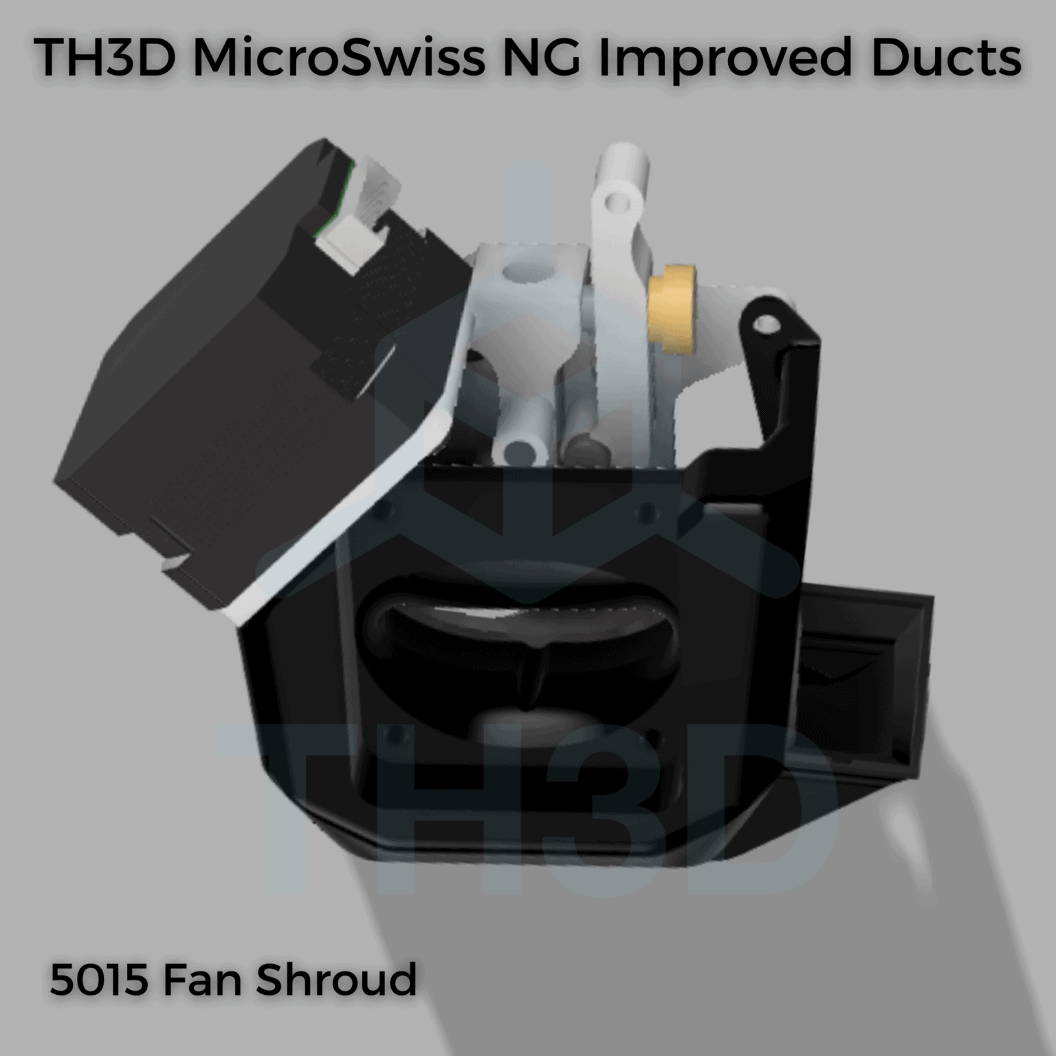 TH3D Upgraded Micro Swiss NG Ducts - 5015/4010 Fans & EZABL Built-in ...