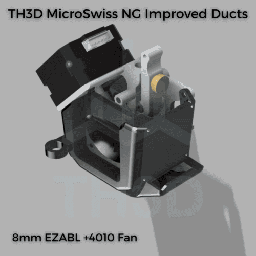 TH3D Upgraded Microswiss NG Ducts - 5015/4010 Fans & EZABL Built-in ...