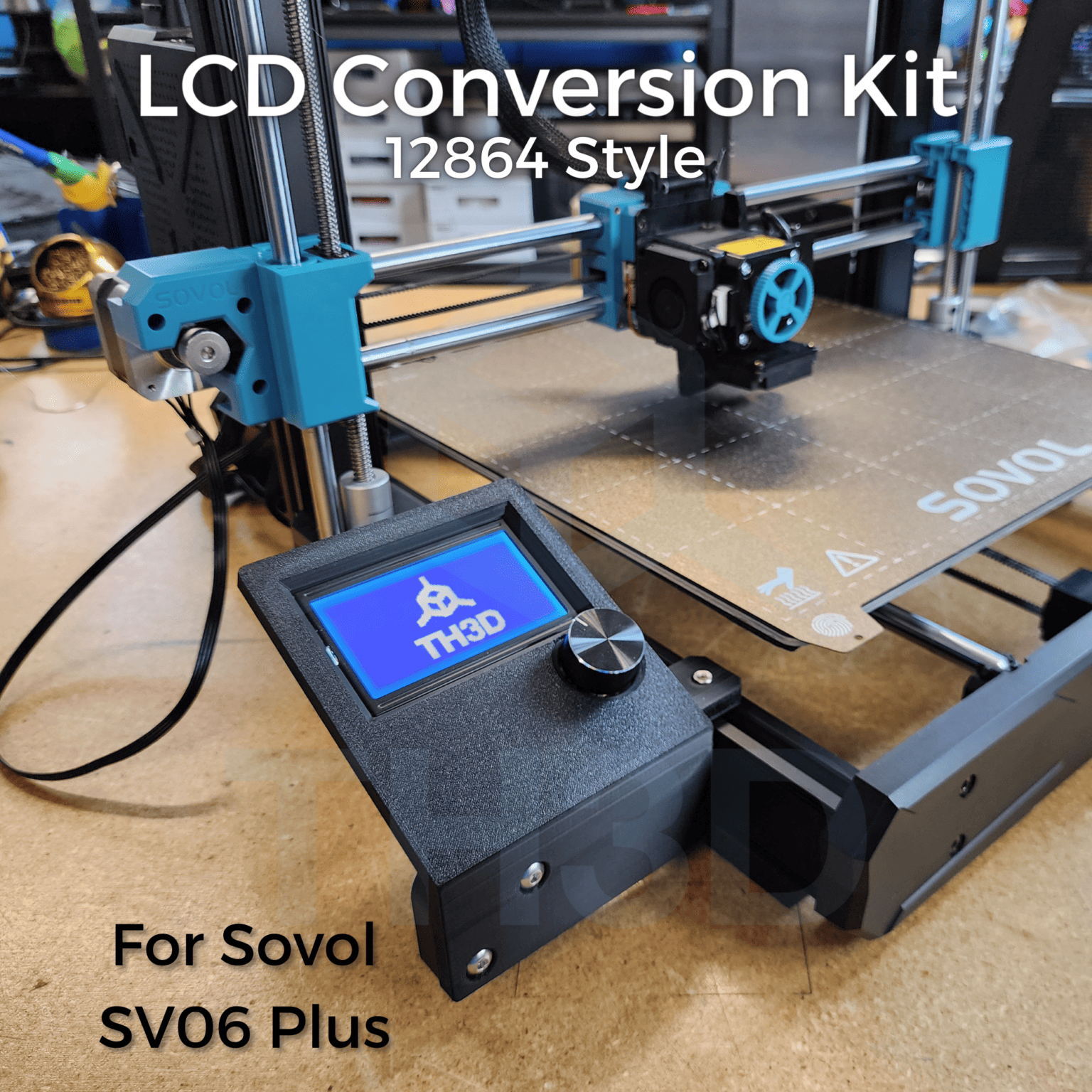 Sovol SV06 Plus 12864 LCD Conversion/Upgrade Kit - TH3D Studio LLC