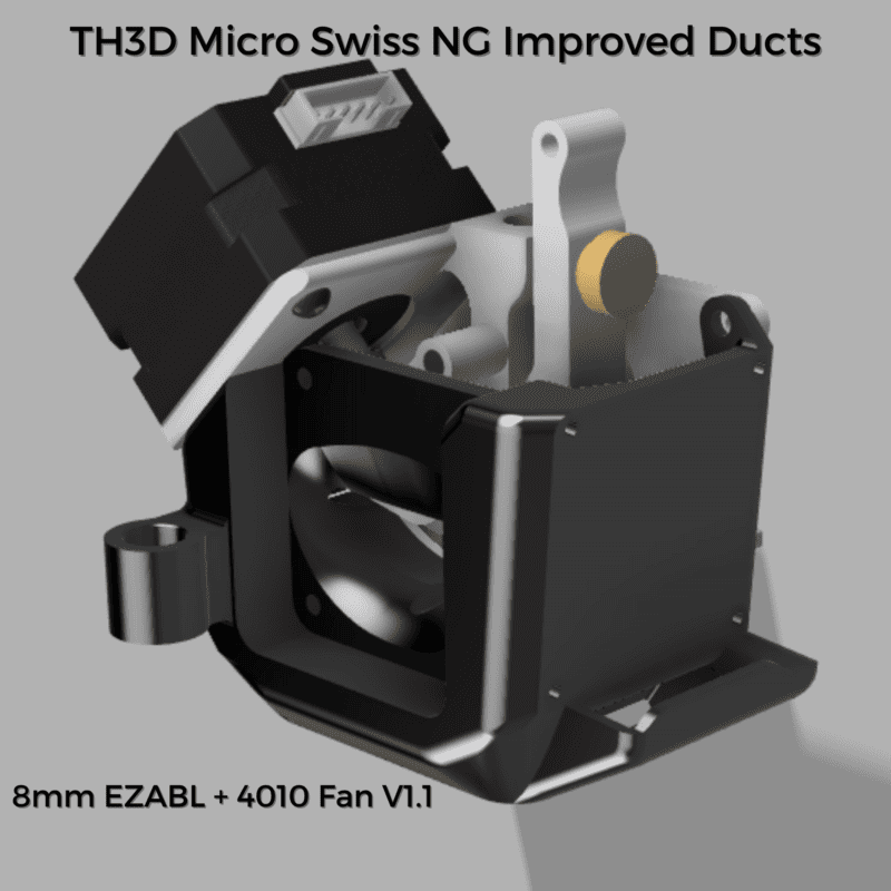TH3D Upgraded Micro Swiss NG Ducts - 5015/4010 & EZABL Built in - STL ...