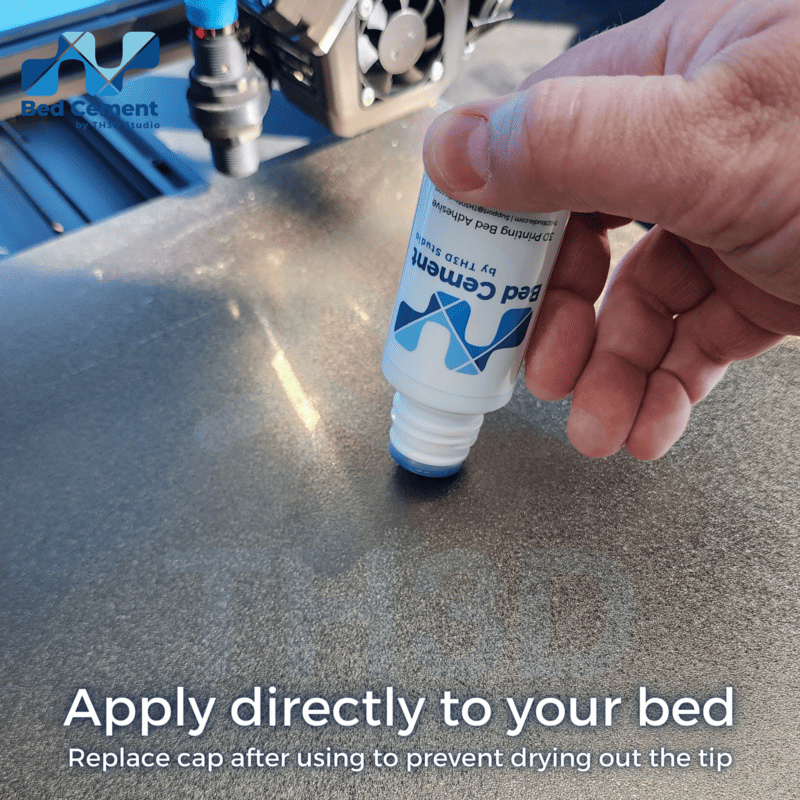 TH3D Bed Cement - 3D Printer Bed Adhesive - Holds Strong, Releases Easy ...