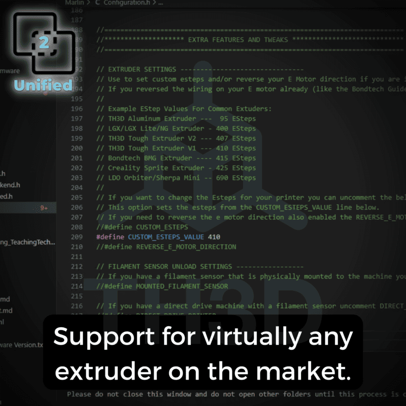 Unified 2 Firmware for SKR E3 Mini V3 & V3.0.1 - 32 Bit Board - TH3D Studio LLC