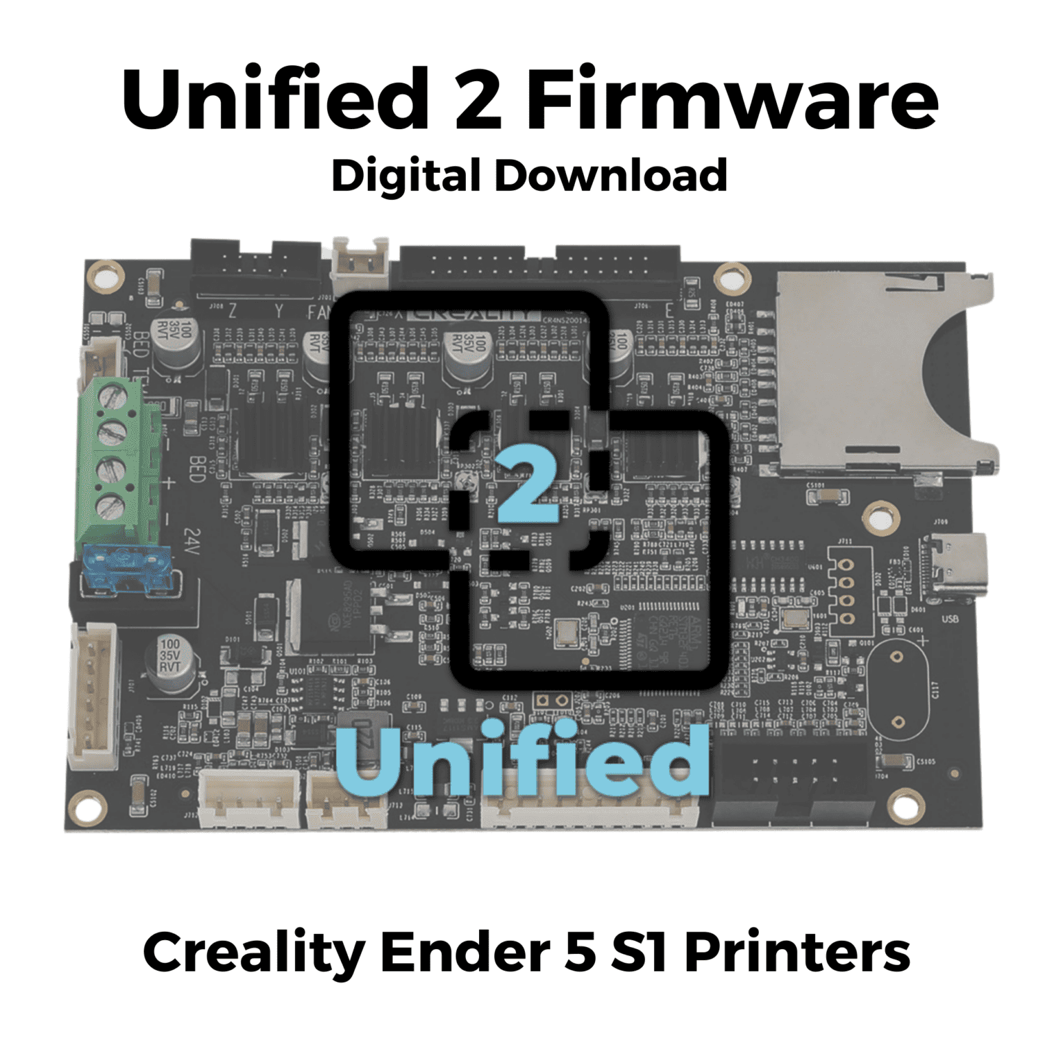Unified 2 Firmware for Creality Ender 5 S1 Series Boards - 32 Bit Board ...