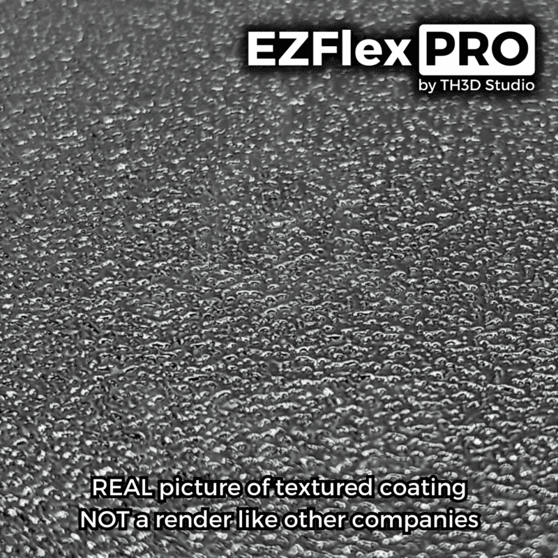 **CLEARANCE** 310x310mm Dual Sided Black Textured PEI Flex Plate ...