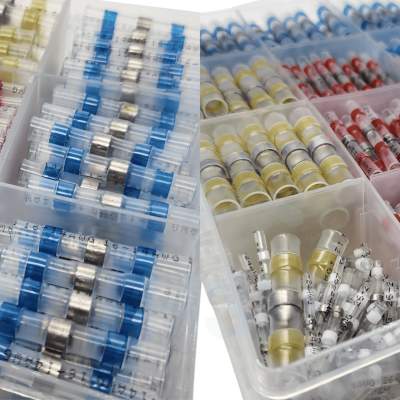 Quick Solder Wire Connectors - 10-26 AWG, 400 Piece - Solder Seals ...