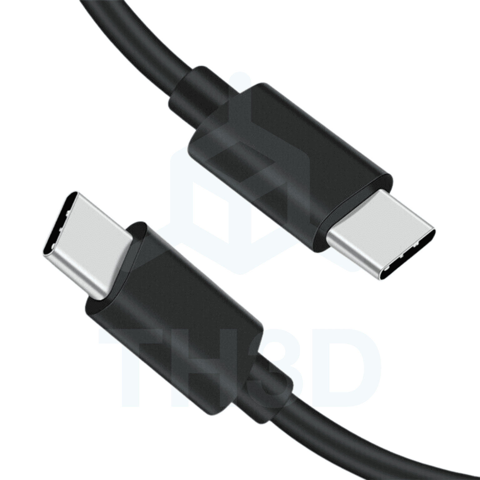 USB C to USB C Cable - USB 2.0 Data Speeds - 1 Meter - TH3D Studio LLC