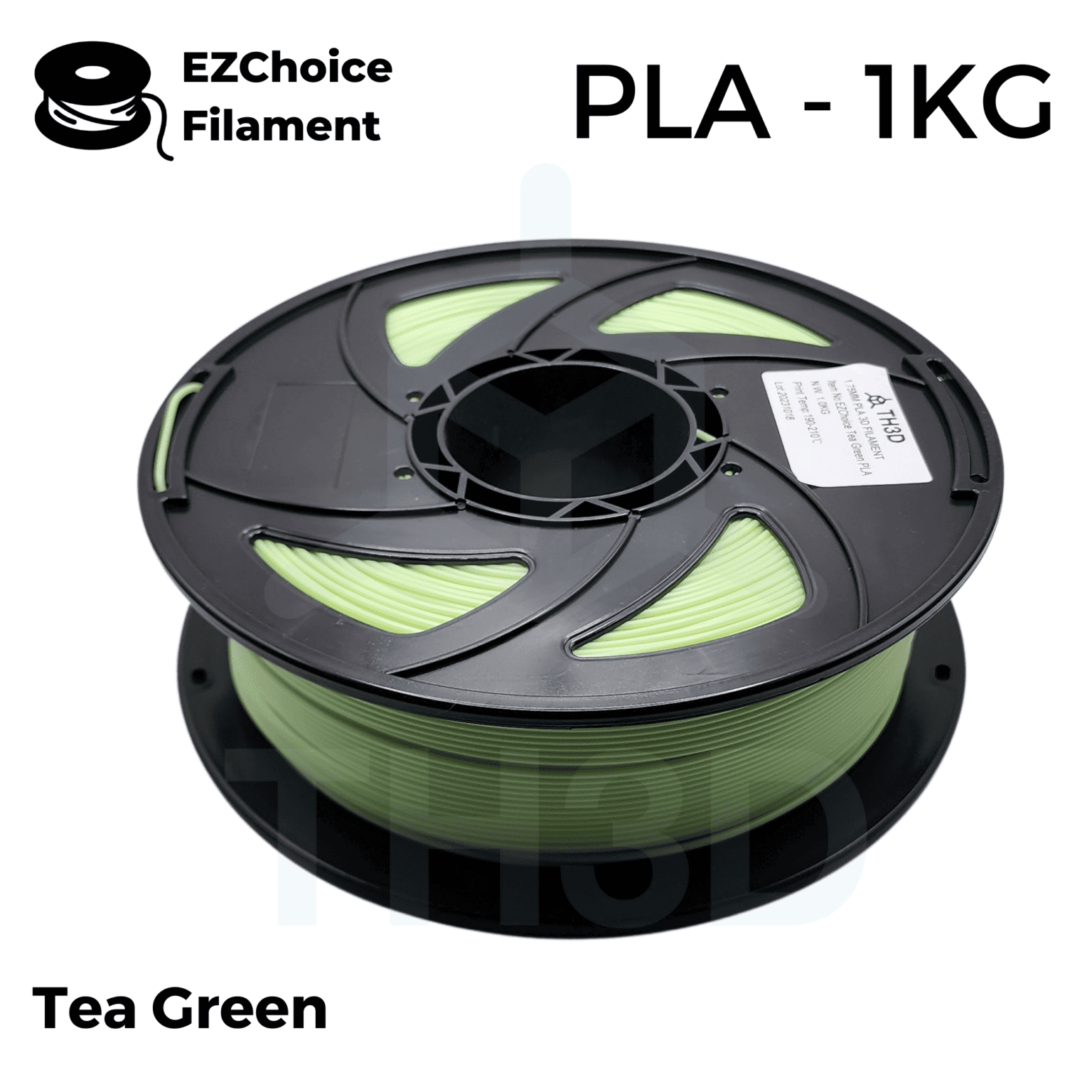 EZChoice Tea Green PLA+ - 1KG 1.75mm - Premium Filament - TH3D Studio LLC