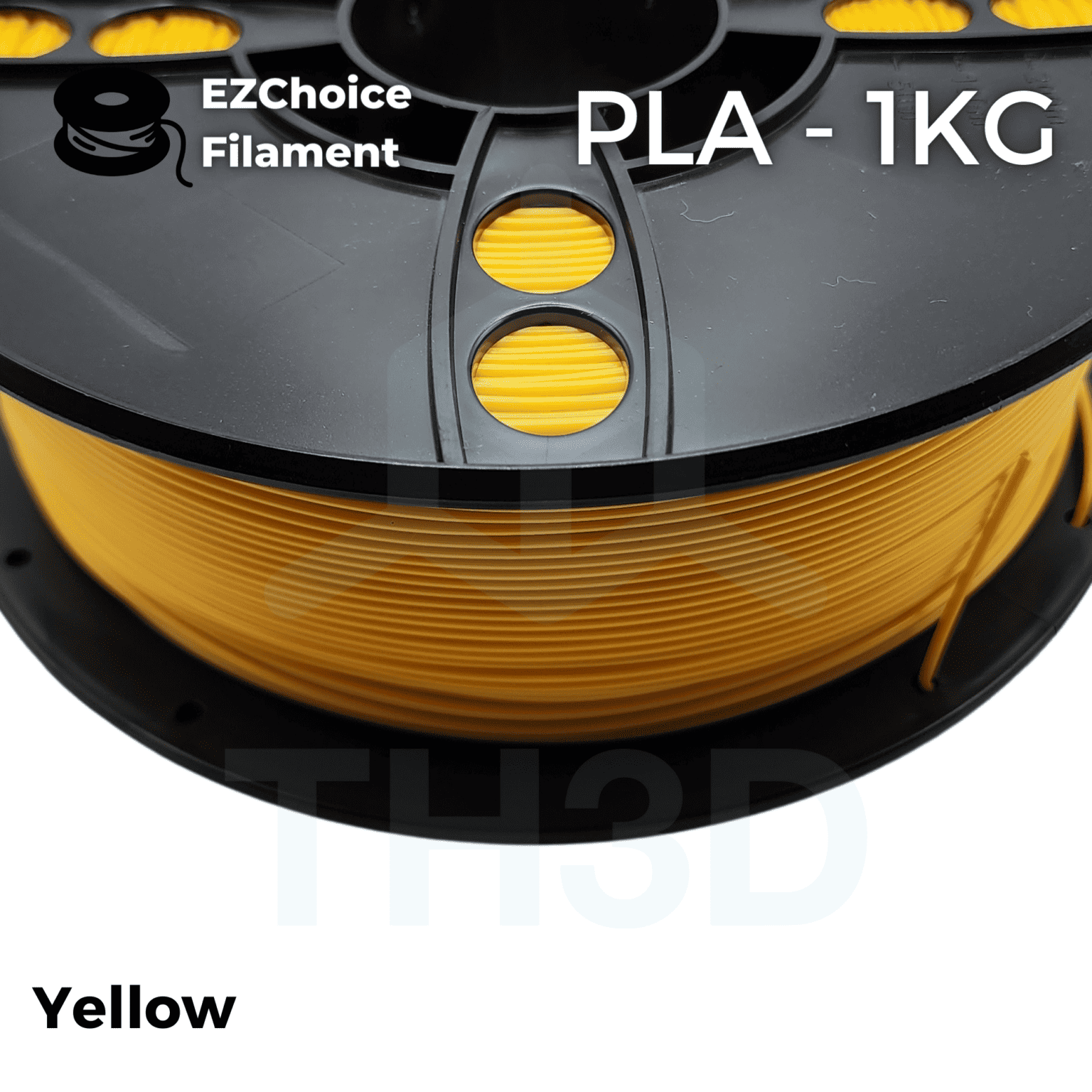 EZChoice Yellow PLA+ - 1KG 1.75mm - Premium Filament - TH3D Studio LLC