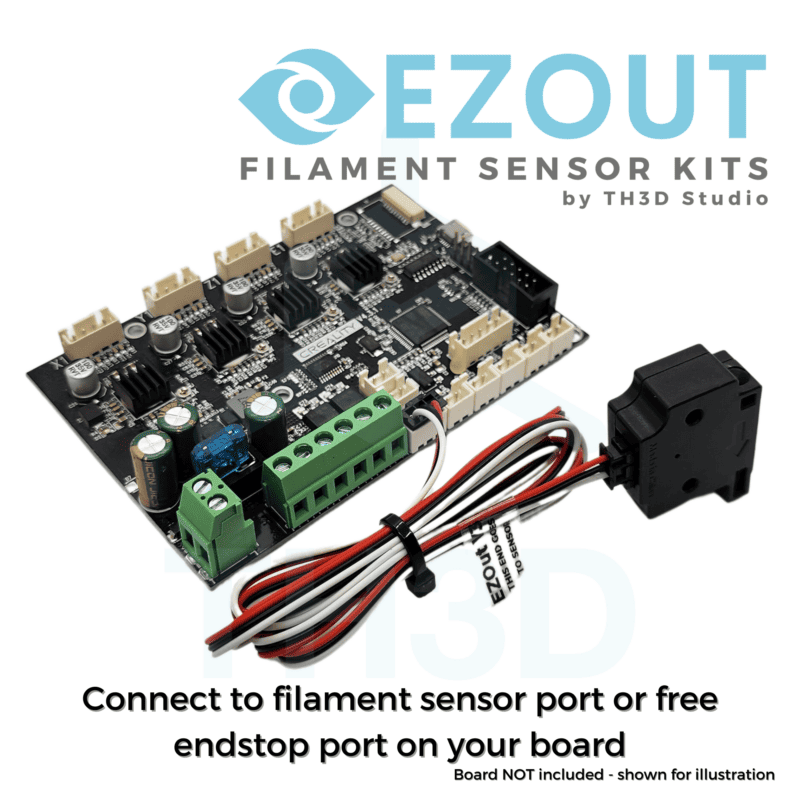 EZOut V3 Filament Sensor - Works with SKR, MKS, Creality, Sovol, and ...