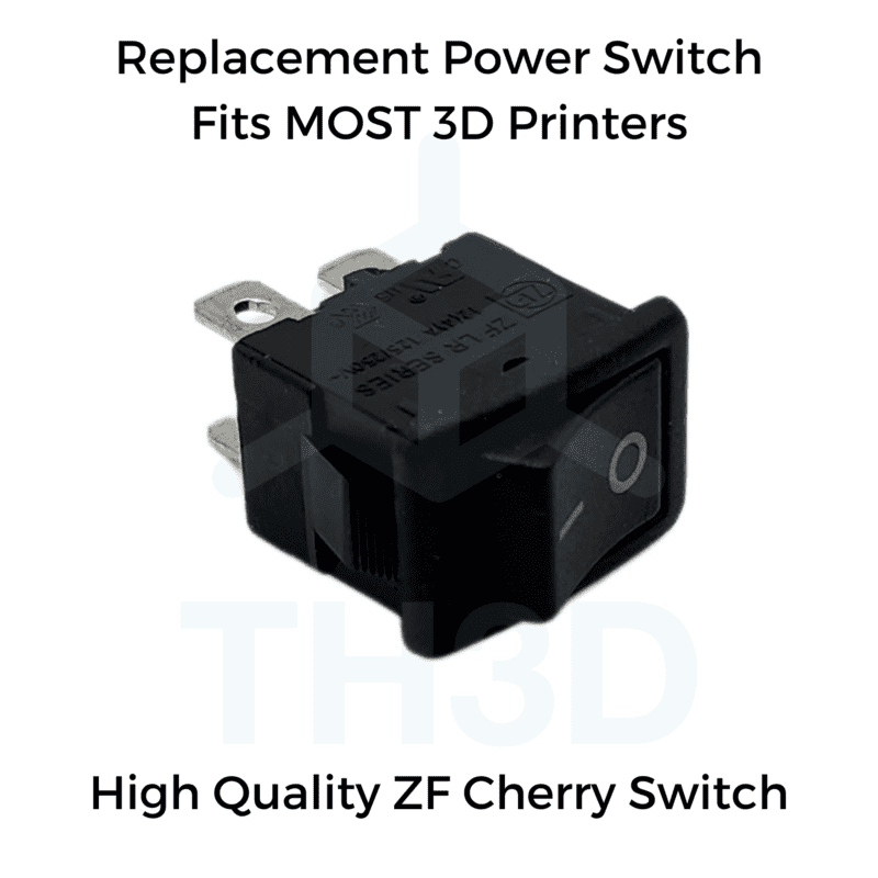 Replacement AC Power Switch - ZF Cherry LR Series - TH3D Studio LLC