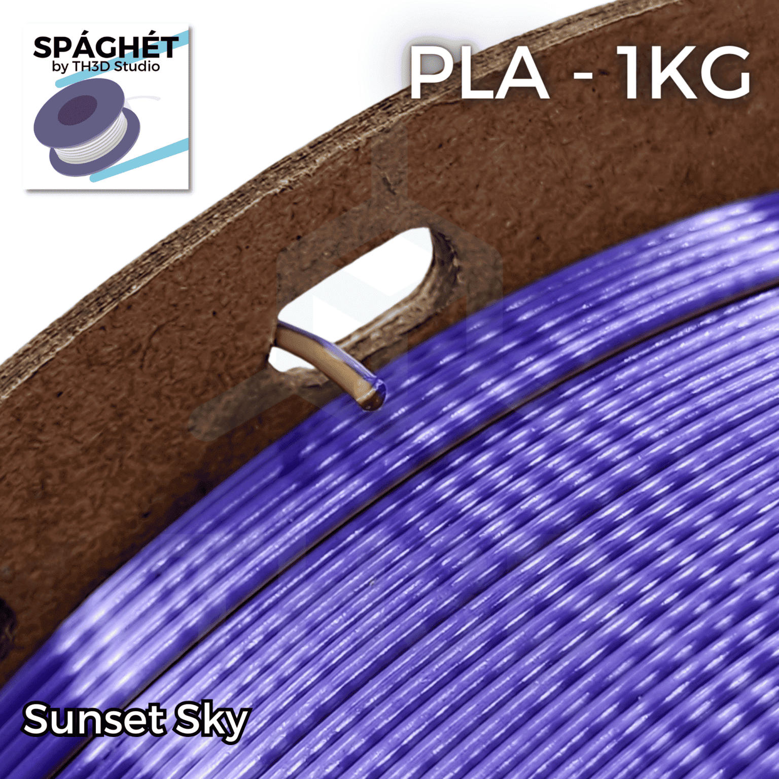 Spaghet Sunset Sky PLA+ - 1KG 1.75mm - Gold, Copper, Purple Tri-Color ...