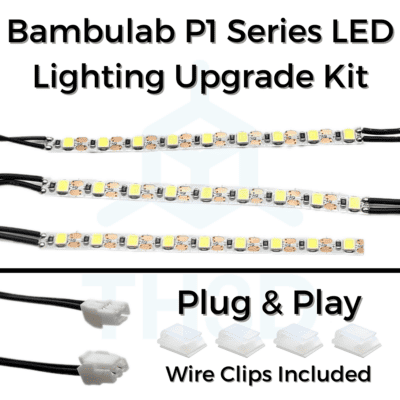Bambu P1 Series Lighting Upgrade Kit - V2 - TH3D Studio LLC