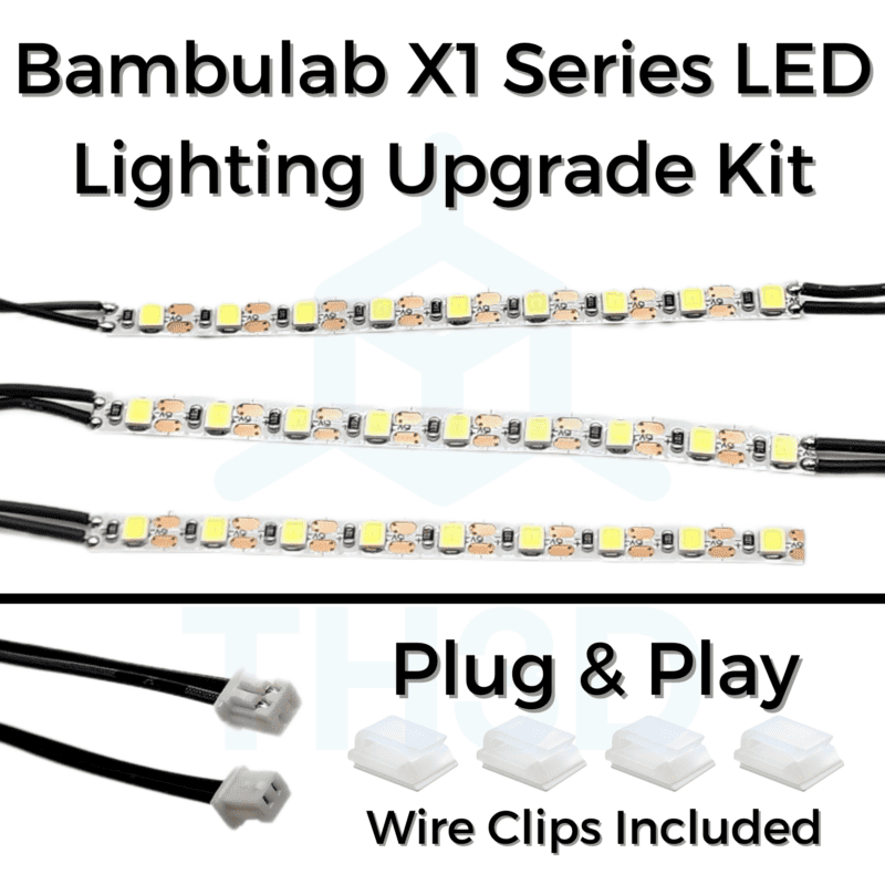 Bambu X1 Series Lighting Upgrade Kit - V2 - TH3D Studio LLC
