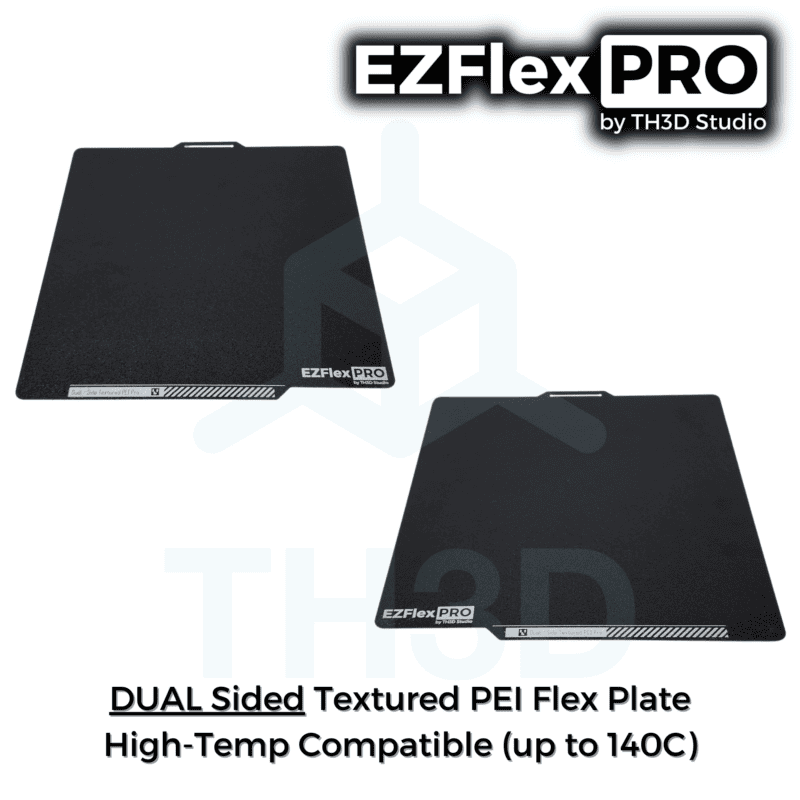 256x256mm Dual Sided Black Textured PEI Flex Plate - Bambu X1/P1/A1 ...