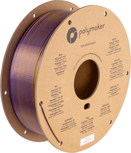 Polymaker PolyLite™ Sovereign Silk (Gold, Purple) PLA - 1KG 1.75mm ...