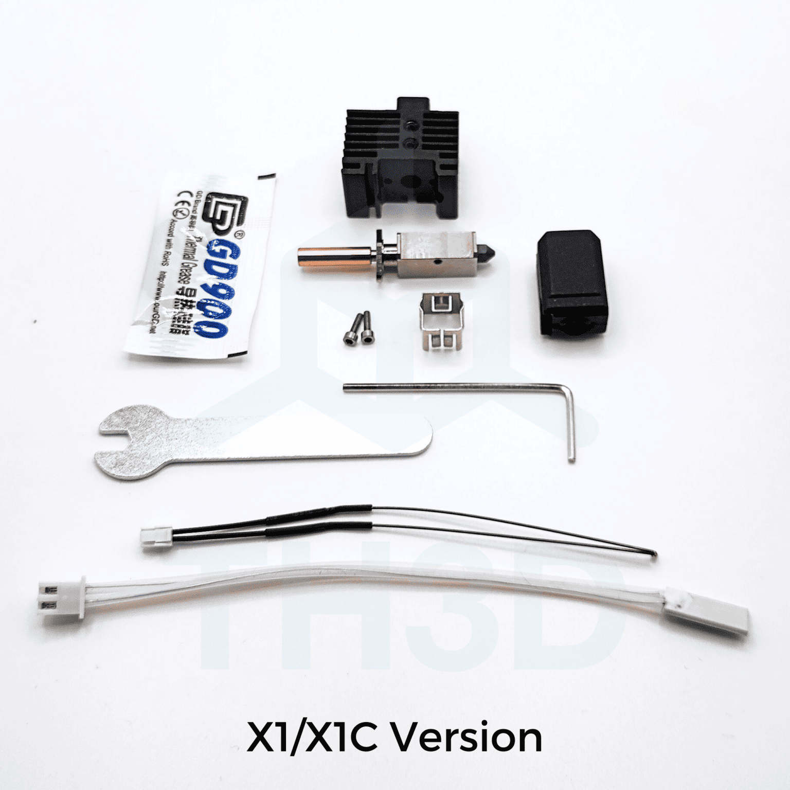 TH3D Bambu X1/P1 Upgraded Hotend - Stronger, Replaceable Nozzles, Bi ...