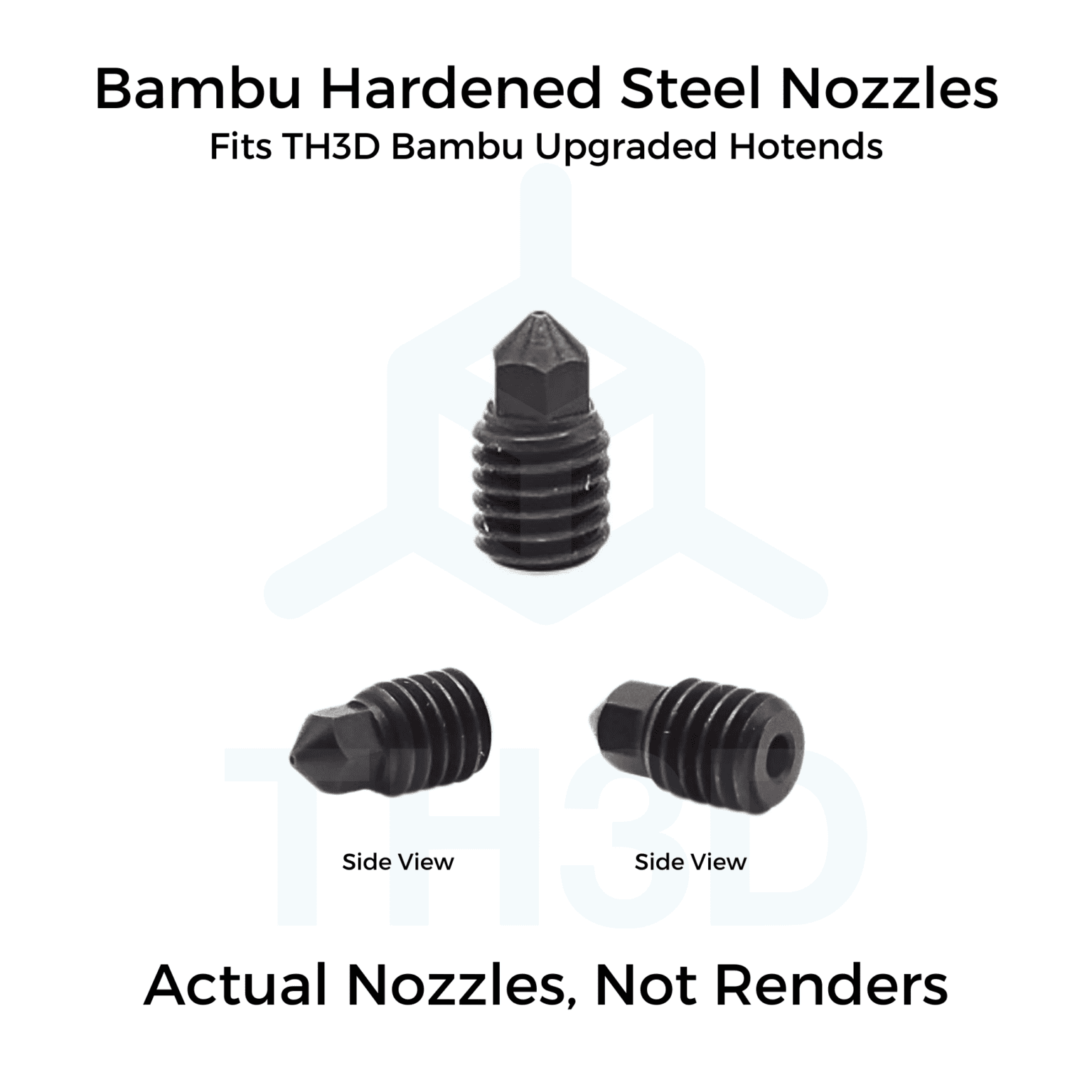 Bambu Hardened Steel Nozzles - 0.2mm 0.4mm 0.6mm 0.8mm - Works with ...