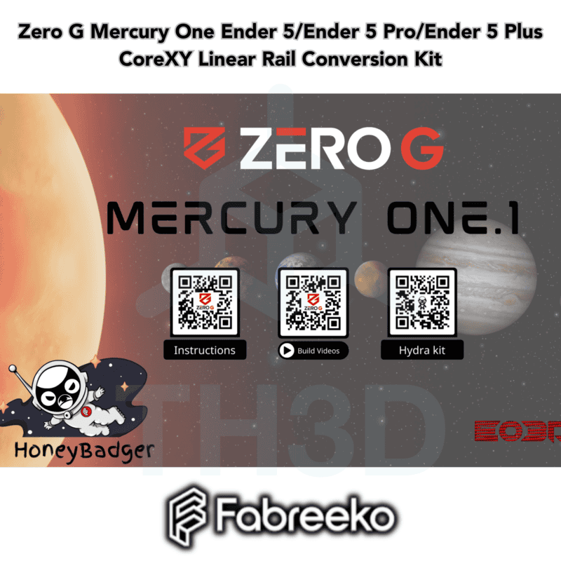 Zero G Mercury One Ender 5/Ender 5 Pro/Ender 5 Plus CoreXY Linear Rail ...