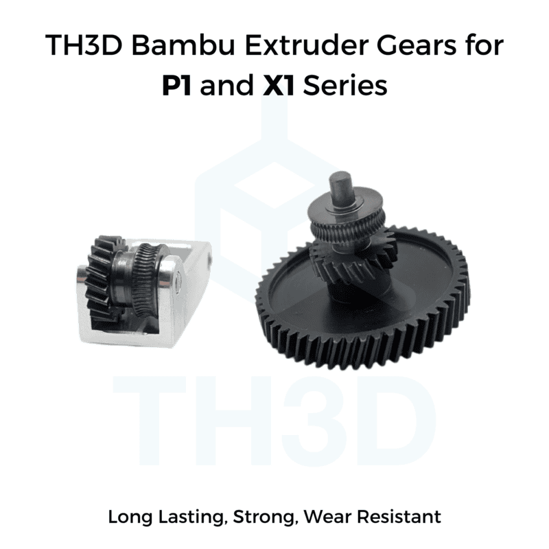 TH3D Nano Coated Hardened Steel X1/P1 Extruder Gear Upgrade Kit ...