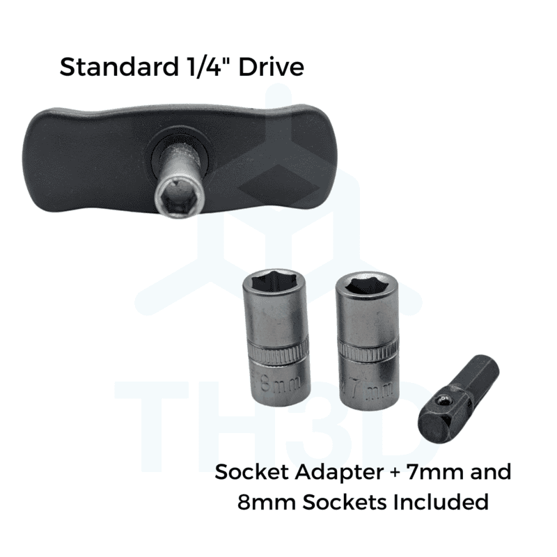 1.8Nm Torque Wrench Kit for Nozzle Changes - 7mm and 8mm Sockets ...