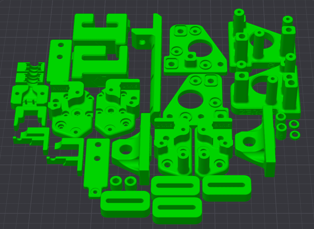 Zero G Mercury One ABS Printed Parts Kits - Ender 5/5 Pro/5 Plus - TH3D ...