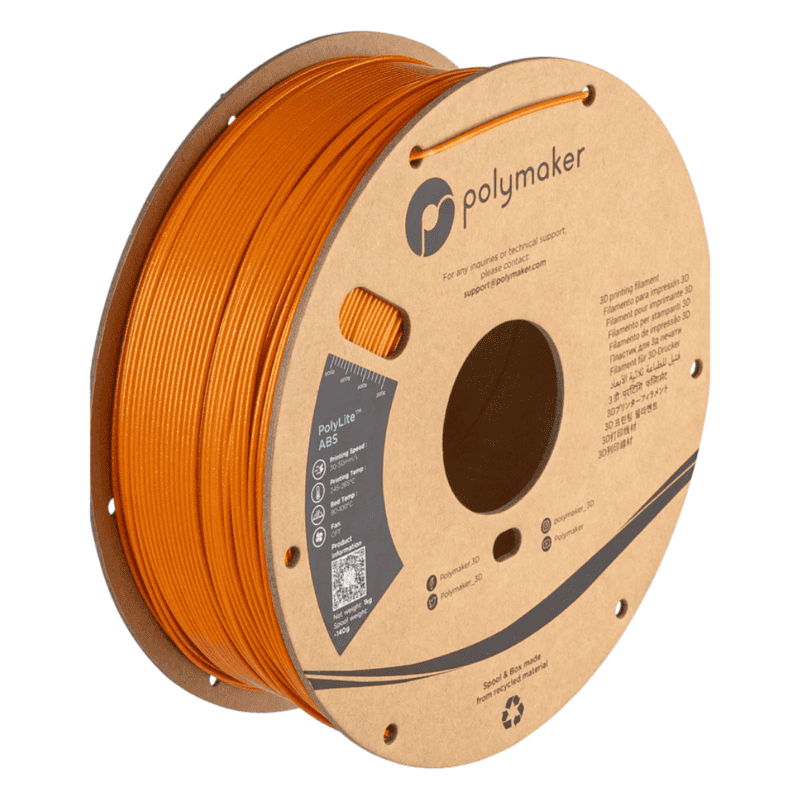 Polymaker PolyLite Galaxy Orange ABS - 1KG 1.75mm - TH3D Studio LLC