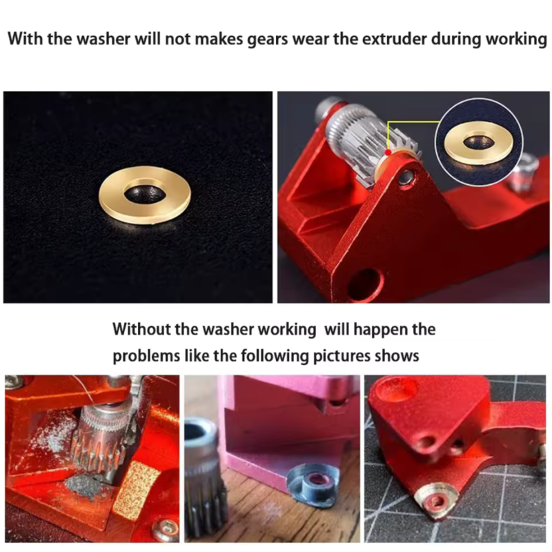 Upgraded Dual Drive Gear Extruder - CR-10/CR-20/Ender 3/Ender 5 and ...