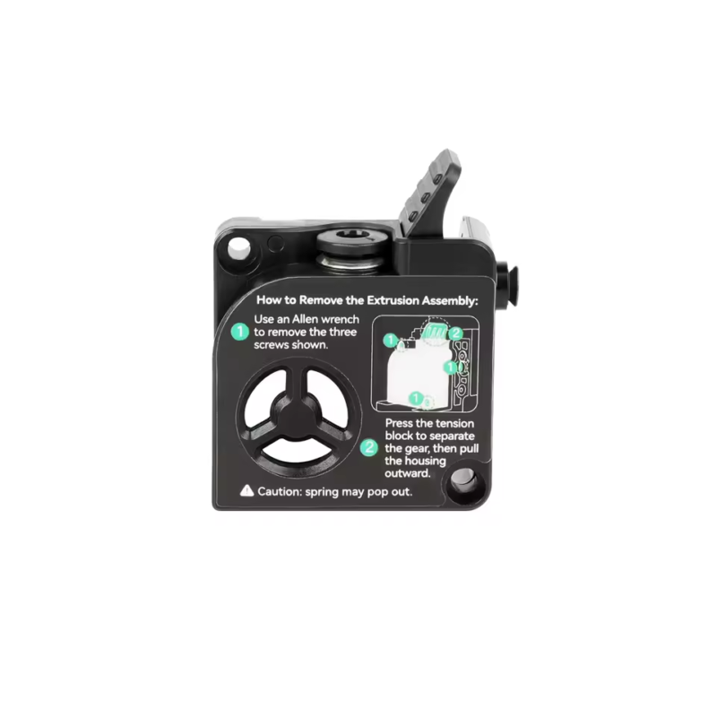 Creality Original K2 Plus Extruder Front Shell Kit for K2 Plus Extruder ...